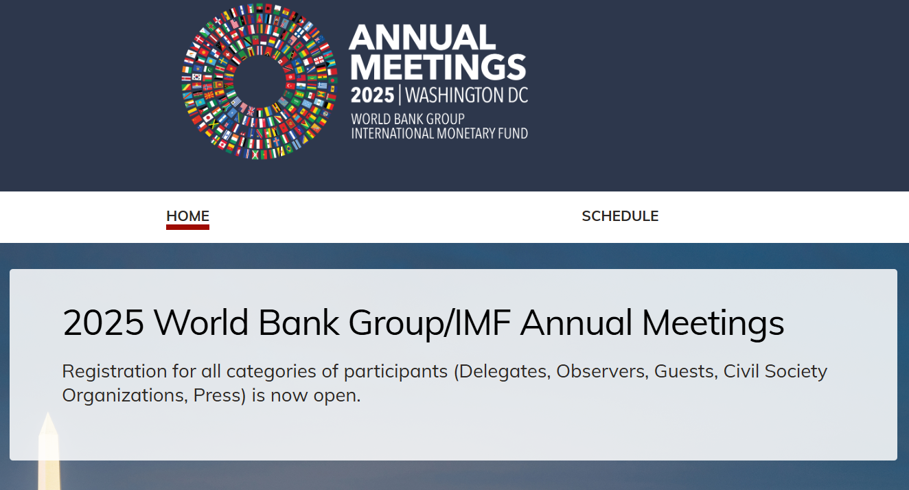 IMF and World Bank Meeting in DC October 13-18, 2025 - Why this ones is ...
